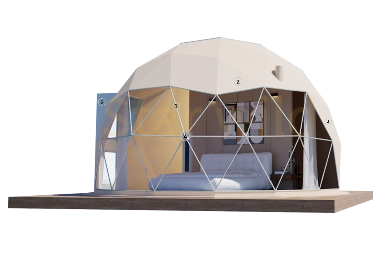 Geodesic Dome For Sale, Dome Tent Suppliers | Starwild Glamping